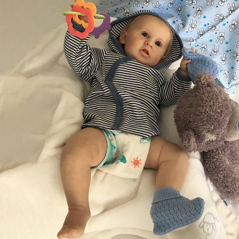 17 inch Little Aiden Reborn Baby Doll Boy – Vinaen